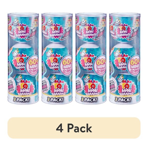 Mini Brands | Toys | 4 Pack 5 Surprise Toy Mini Brands Capsule ...